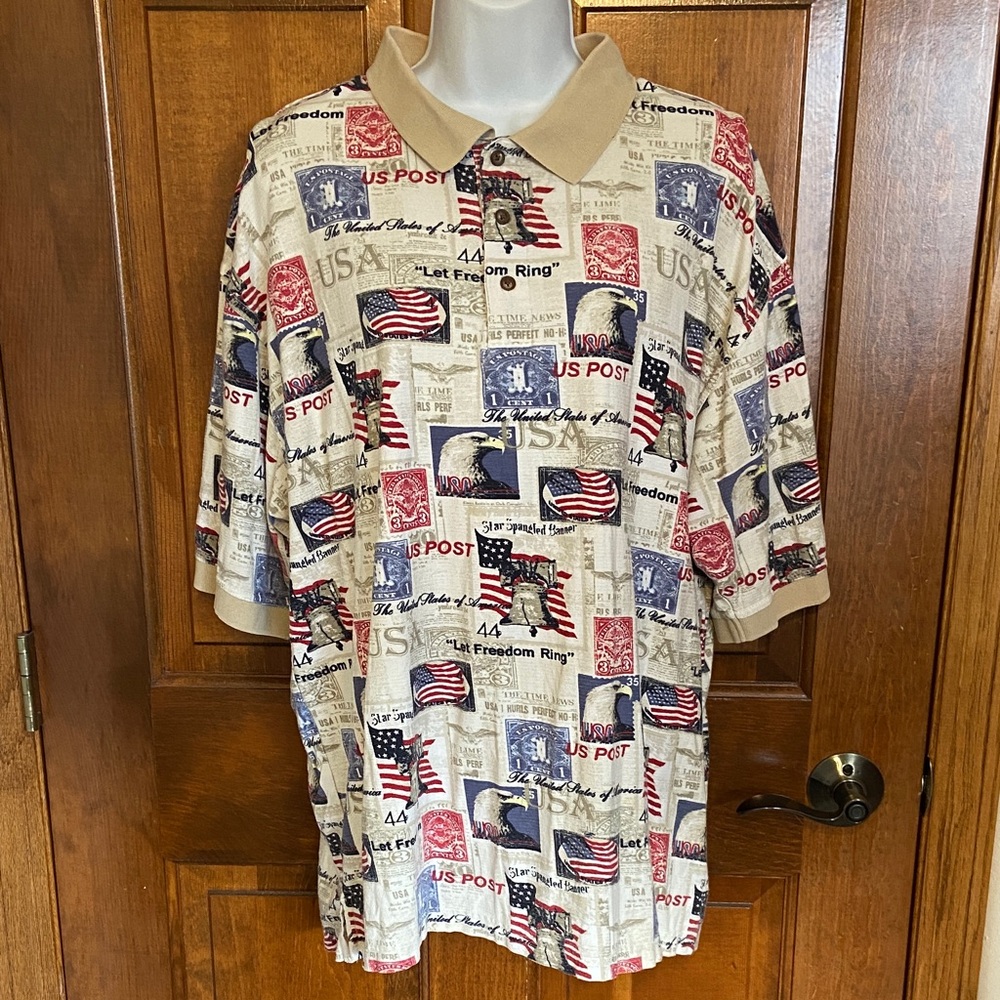 Vintage Rare American Summer Clothing Company Polo Us… - Gem